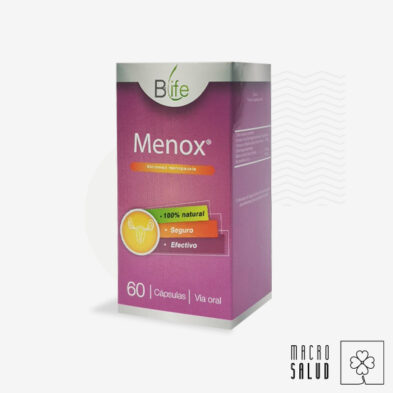 Menox ( Estrógenos ) 60 Cáps – MacroSalud – Una Macrobiótica en Línea.